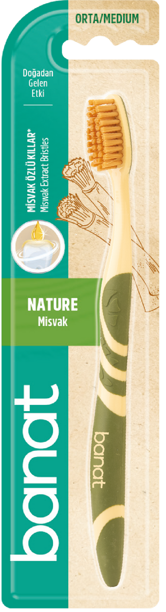 Banat Nature Misvak Diş Fırçası – Banat Shop